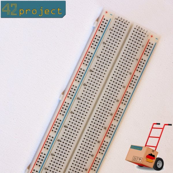 MB102 Steckbrett Experimentierboard Prototyp Breadboard für Arduino Raspberry Pi | 42project.net