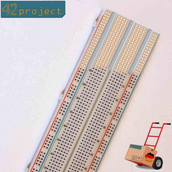 MB102 Steckbrett Experimentierboard Prototyp Breadboard für Arduino Raspberry Pi | 42project.net