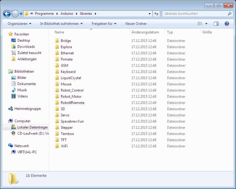 Bibliothek / library in Arduino IDE installieren und einbinden | 42project.net