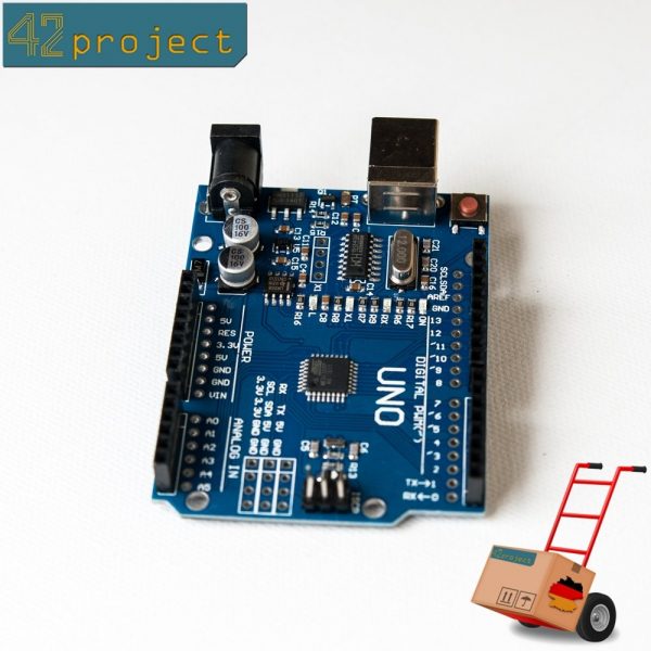 UNO R3 ATmega328P SMD Board / Entwicklungsboard Arduino IDE kompatibel mit USB | 42project.net