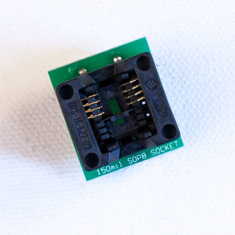 SMD SO8 SOP8 SOIC8 zu DIP8 2,54mm / DIL8 Adapter für 150 mil Chips mit 8 Beinen | 42project.net