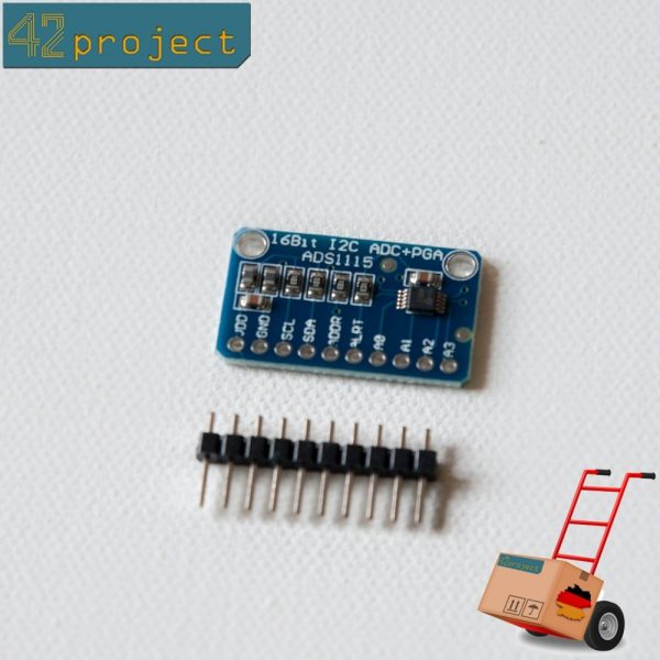 4-Kanal ADC I2C 16-Bit ADS1115 mit Analog Digital Wandler kompat. mit ...