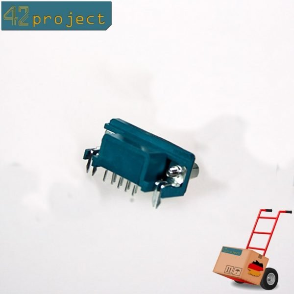 D-SUB Stecker 9 pol gewinkelt 90° male D-Sub9 SUBD-9 pin für Platine ...