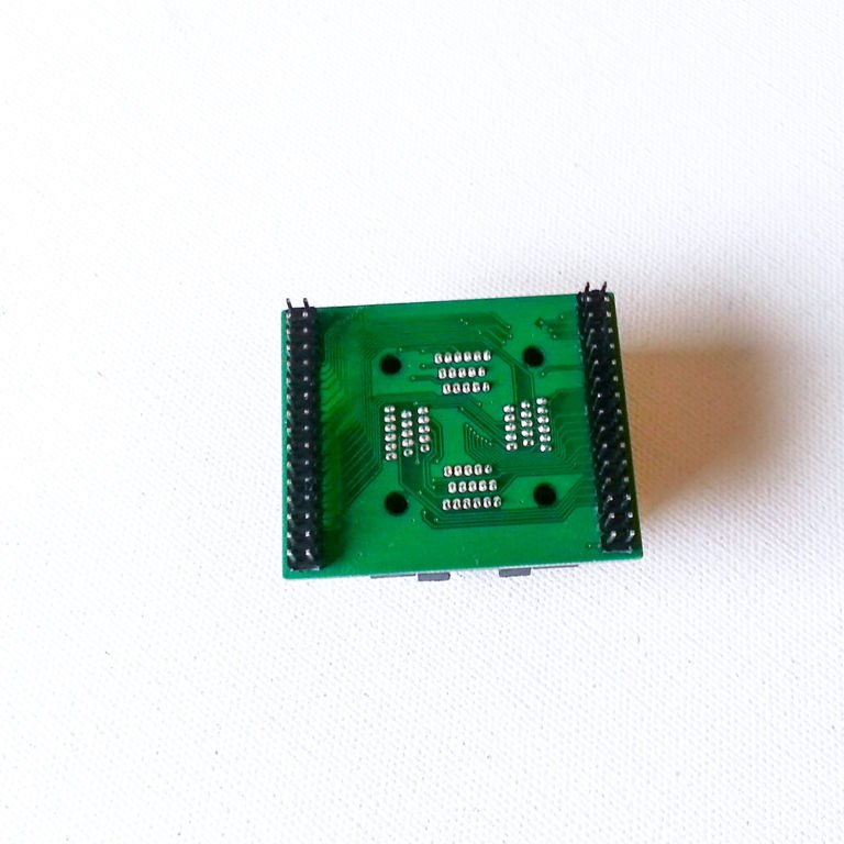 IC-Sockel Programmier-Adapter SMD TQFP64 QFP64 LQFP64 0,5mm auf DIP64 2 ...