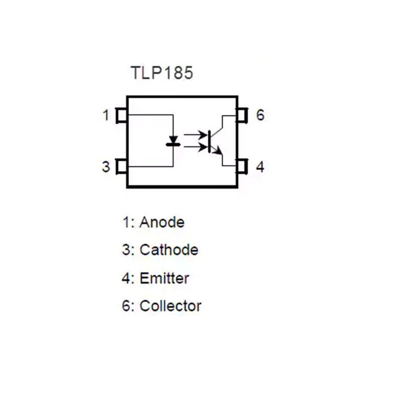 TLP185-GR Optokoppler 1 Kanal Phototransistor If 20mA 3,75 kV P185 ...