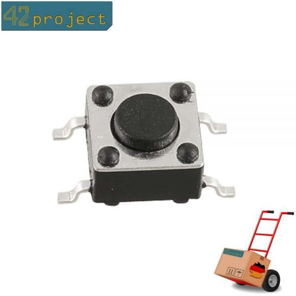 10 x SMD mini Taster Push Press Button Druckschalter 6x6x4,3mm SMT für ...