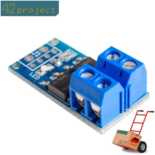 D4184 400W PWM MOSFET Modul 5-36V 15A Transistor LED Motor power Control Arduino | 42project.net