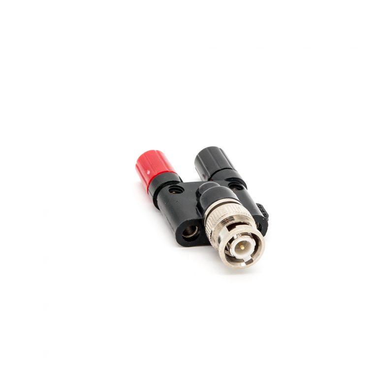 Adapter: BNC Stecker auf 2x Bananenbuchse 4mm für Labor-/Messtechnik ...