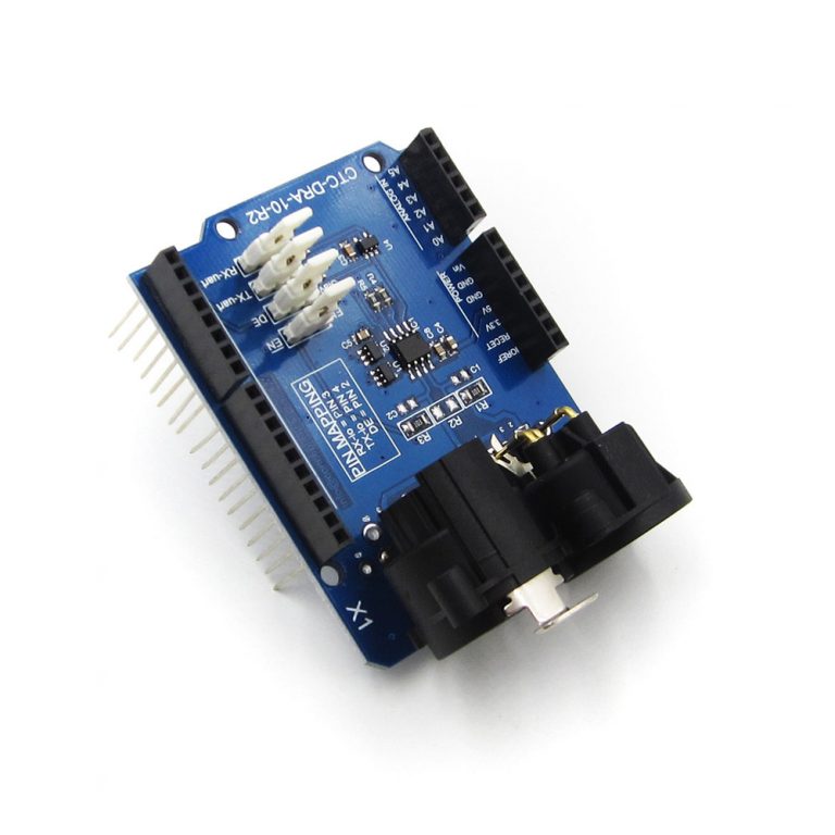 DMX Shield / Erweiterungs-Modul DMX-Master DMX512 MAX485 RDM XLR 3 für Arduino | 42project.net