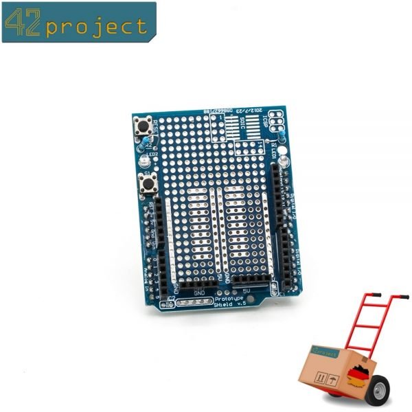 Prototype Shield Prototyping Board Erweiterung Bread- Breakout-board für Arduino | 42project.net