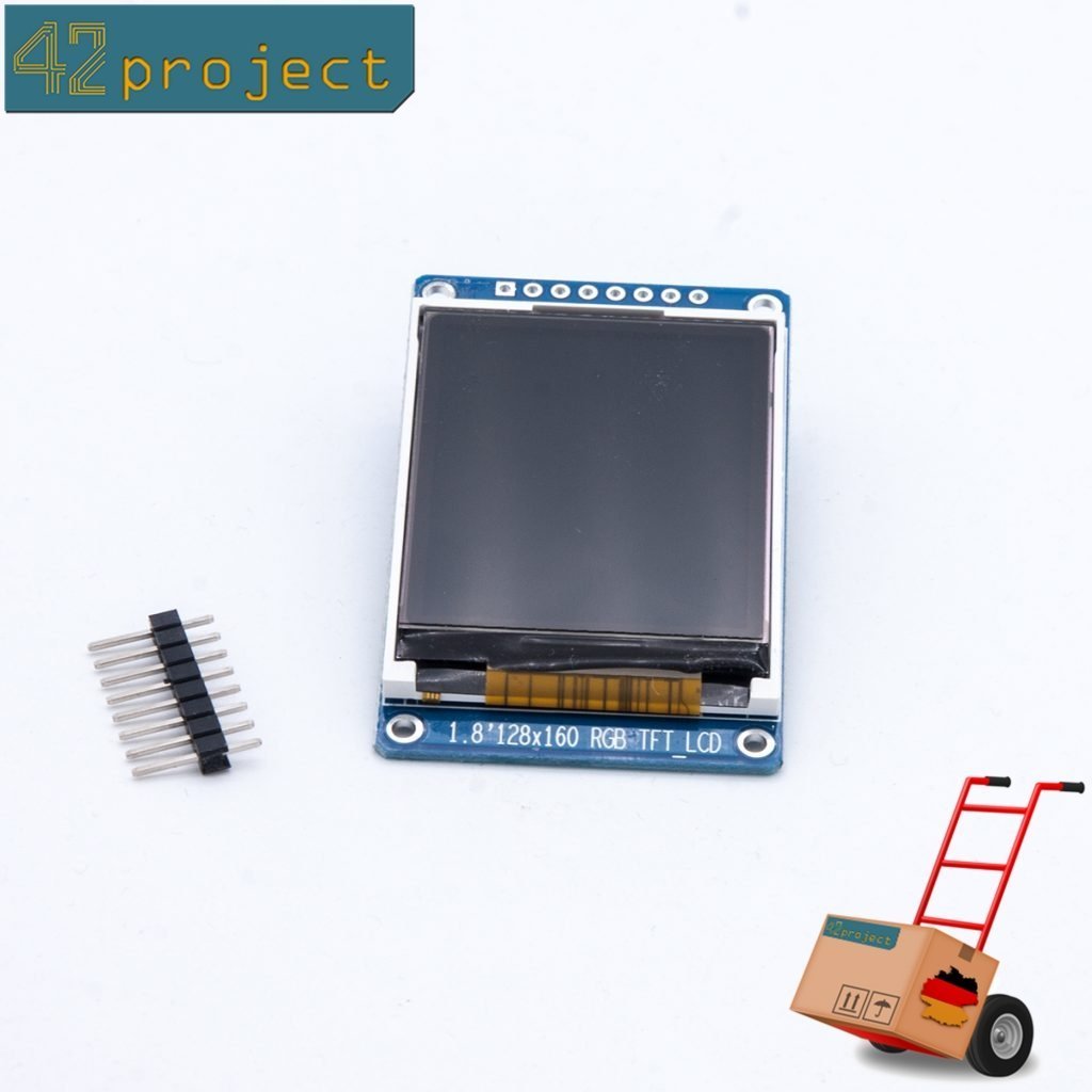 7-Segment Display Anzeige rot 0.56″ mit Sieben LEDs + Punkt gem ...