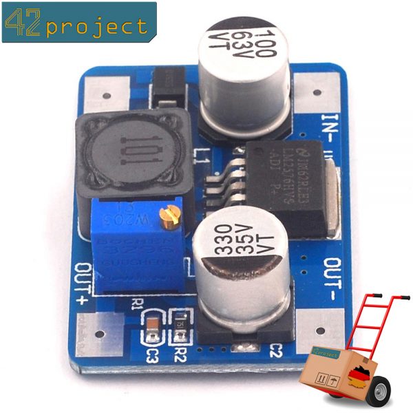 DC-DC Schaltregler LM2576HV (60V/3A) Step-Down Buck-Converter LM2576HVS 20W | 42project.net
