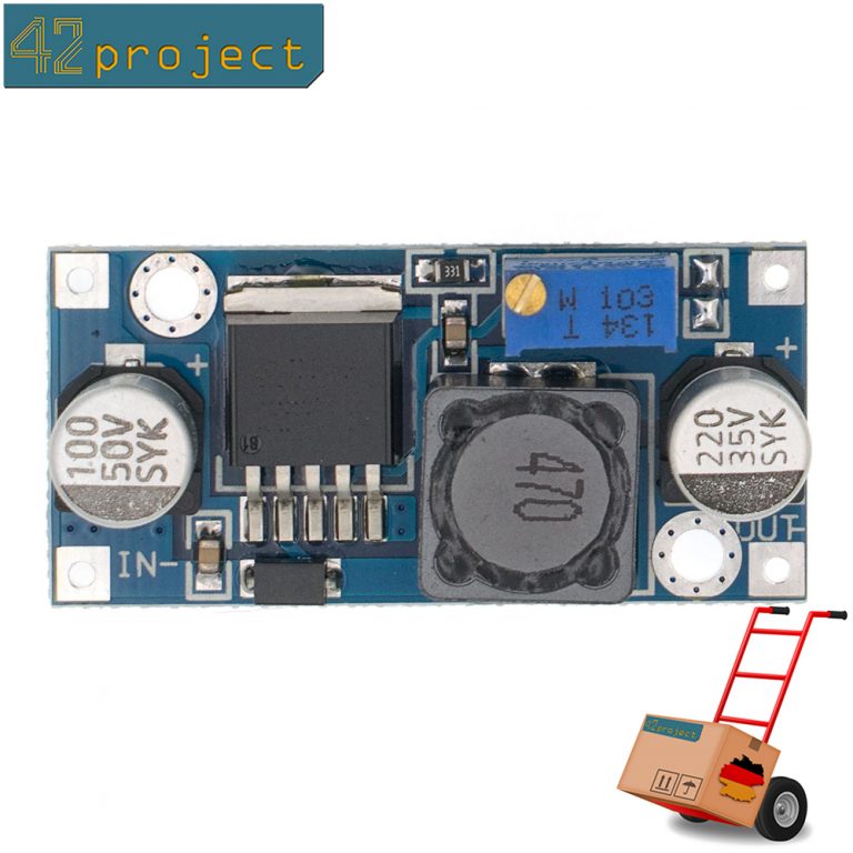 DC-DC Schaltregler LM2596 (40V/3A) Step-Down Buck-Converter LM2596S | 42project.net