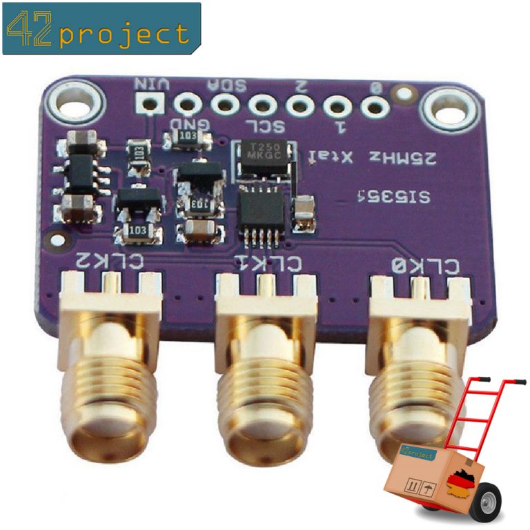 Si5351A I2C Clock Takt Frequenz Generator Breakout-Board 8kHz bis ...